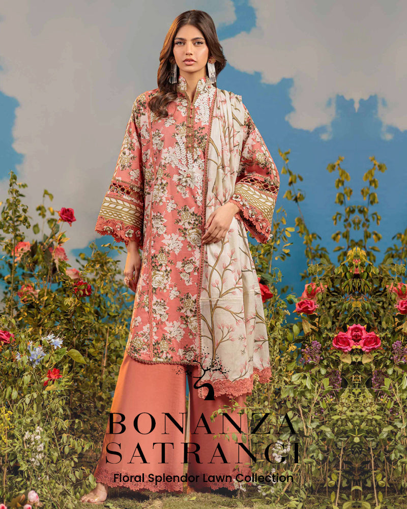 Bonanza Lawn Collection 2025 | Bonanza Ready to Wear Lawn Suits Online ...